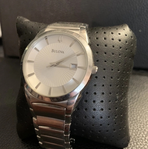 Bulova | Accessories | Vintage Bulova Stainless Steel Watch Starburst ...